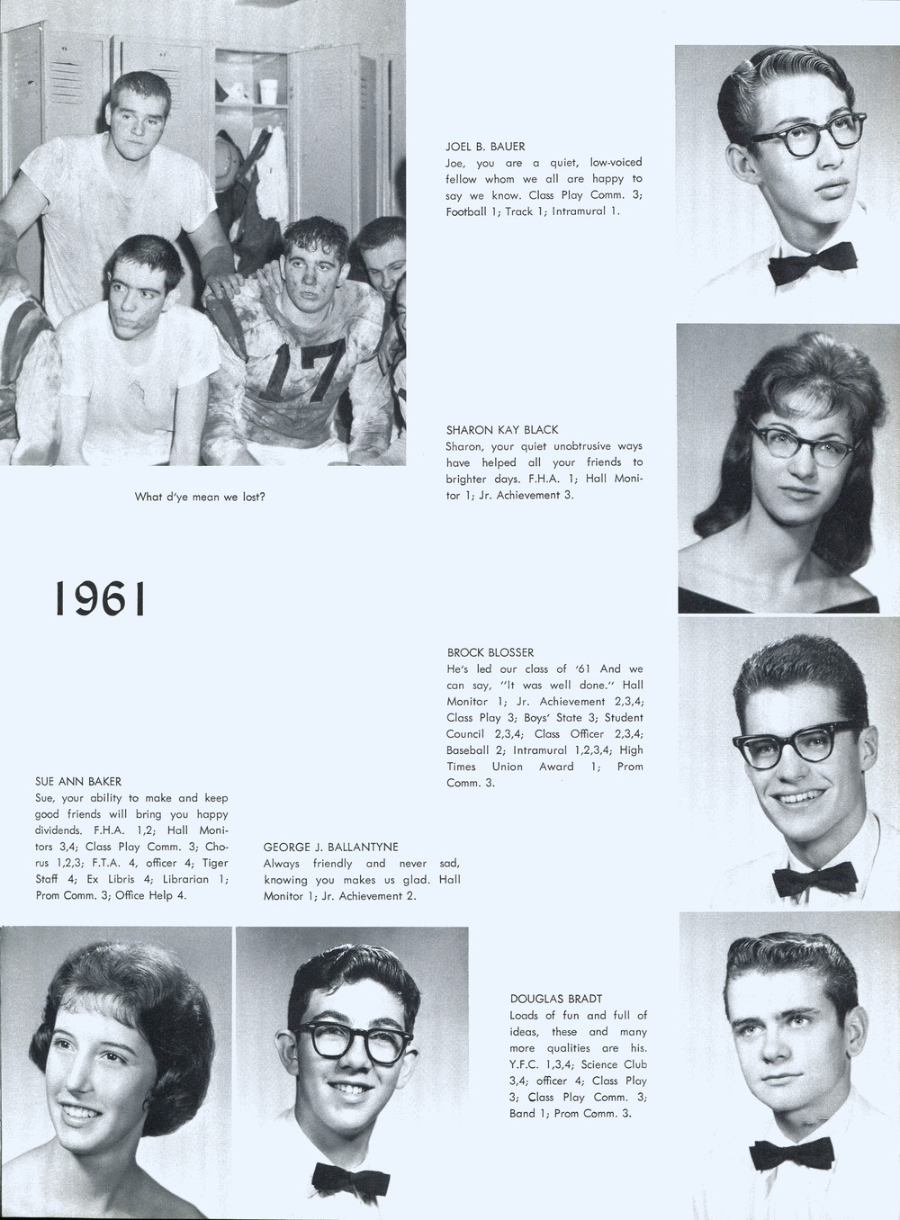 Class of 1961 Yearbook