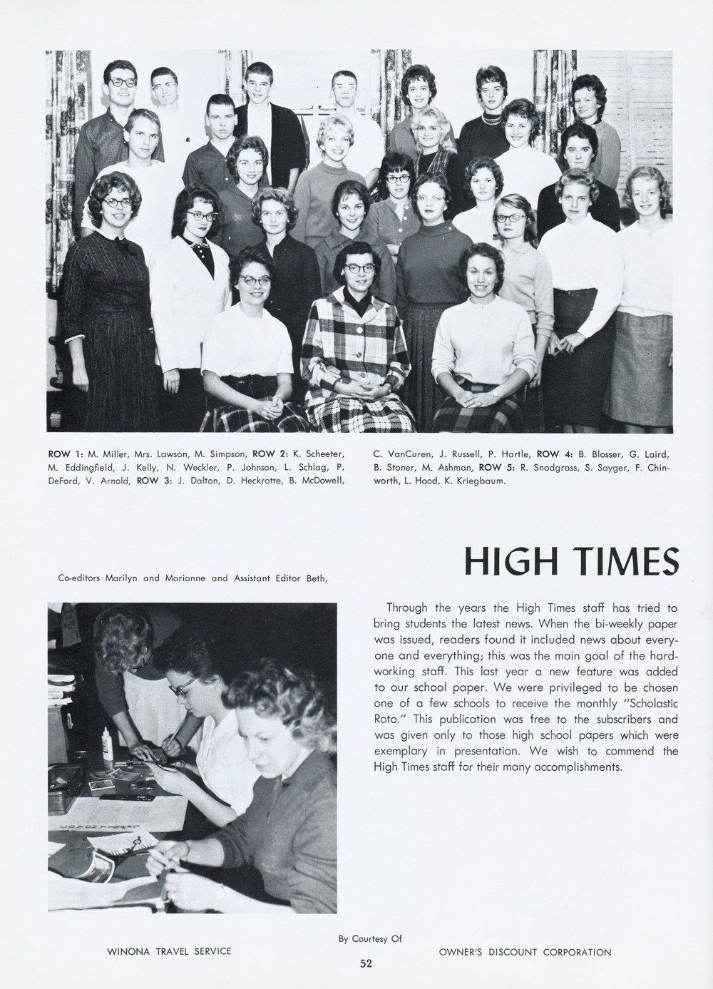 Class of 1961 Yearbook