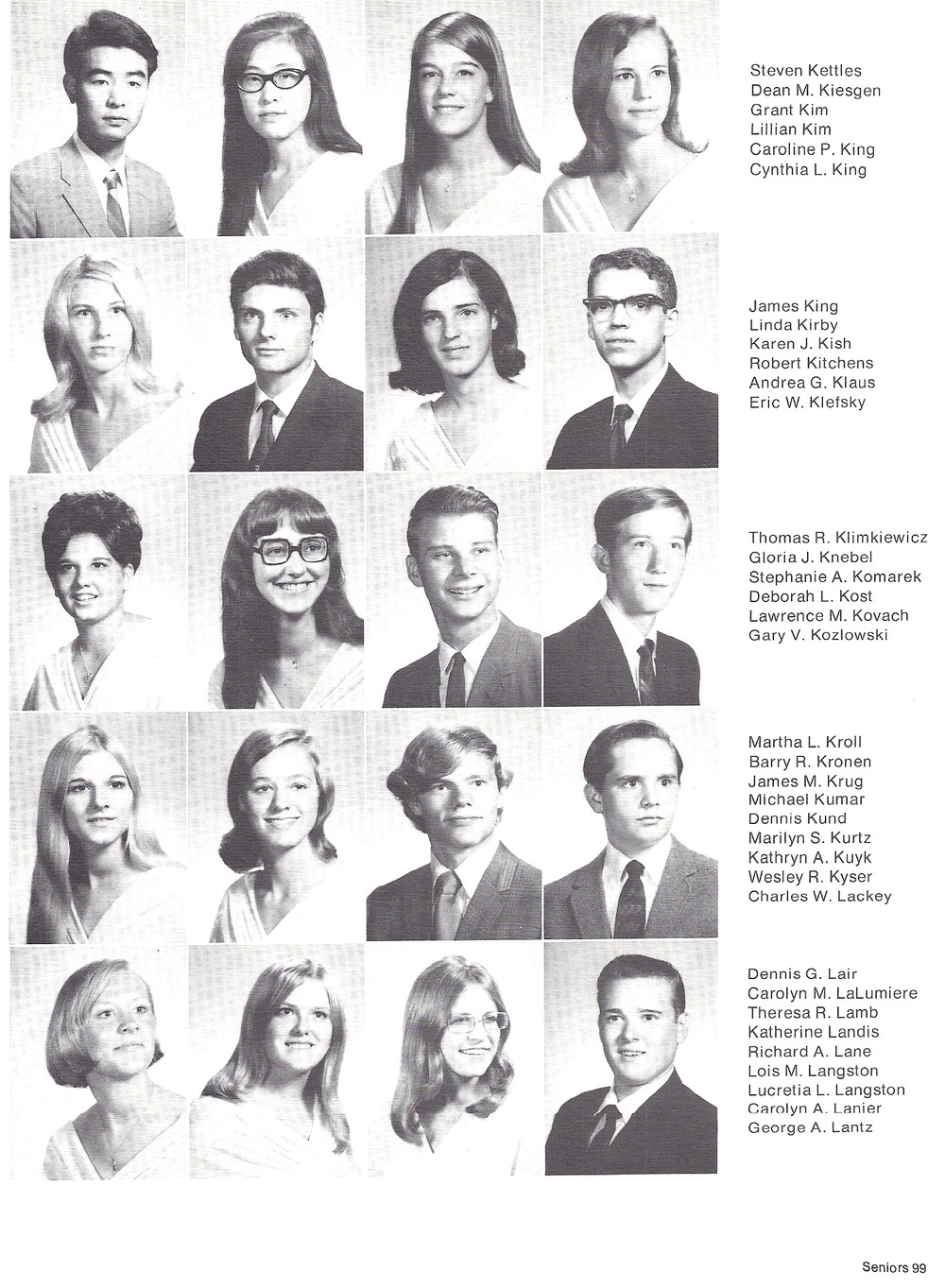 Senior's Yearbook Photos