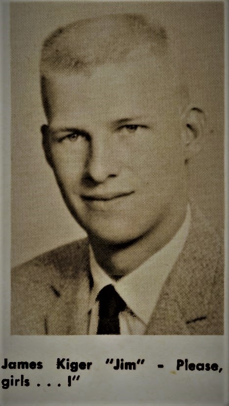 James "Jim" Kiger, Okemos, MI Michigan currently in Yorba Linda, CA USA