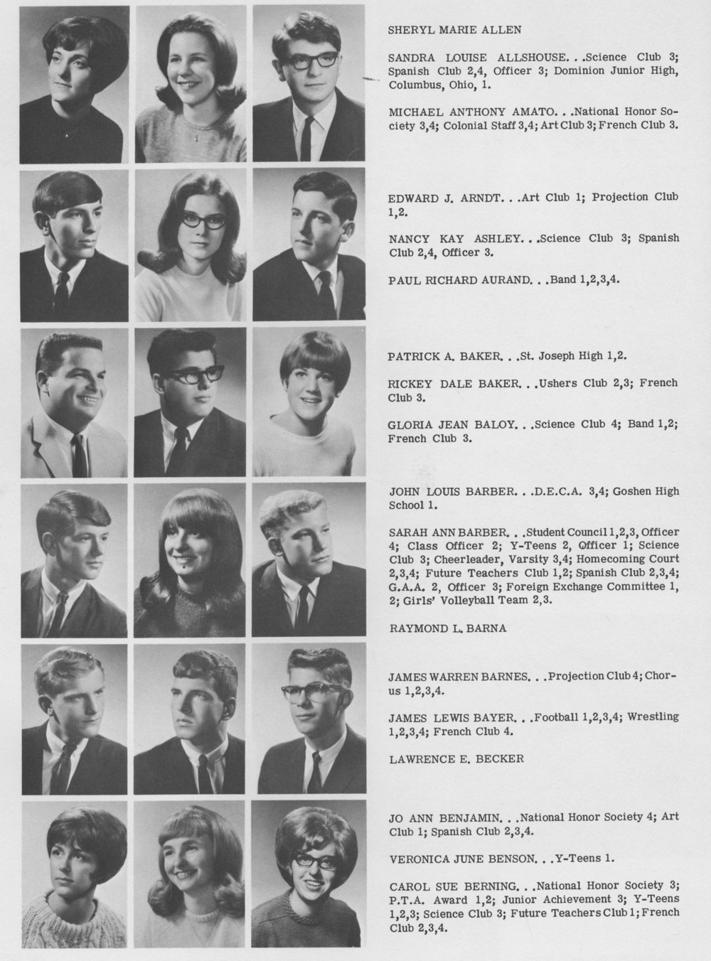 1967 as Seniors