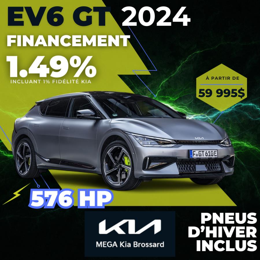 Kia EV6 2024 usagé de 5 468 km à vendre chez Otogo