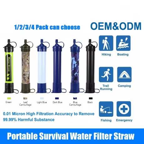 Mini Bottle Outdoor Hiking Water Filtration System - Portable Filter ...