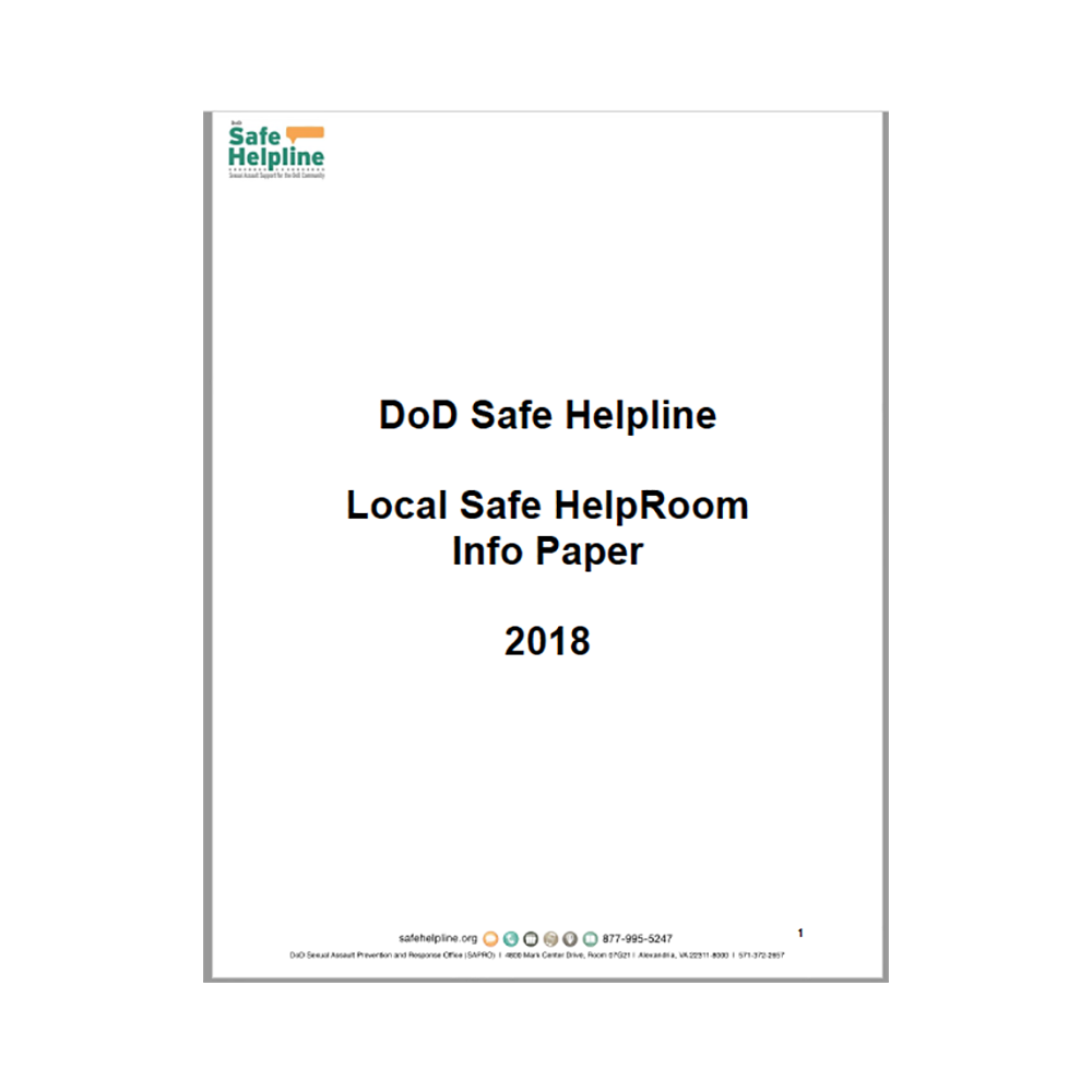 Local Safe HelpRoom Info Paper | Safe Helpline
