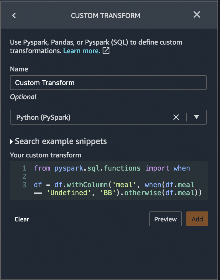 Data Transformations — Amazon SageMaker Examples 1.0.0 documentation