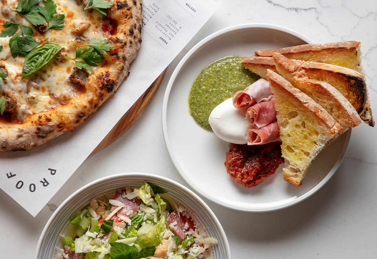 Milwaukee Pizza Restaurants | Proof Pizza | Saint Kate Arts Hotel