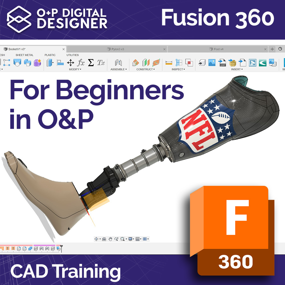 Fusion 360 Beginners Training for O&P Professionals | CAD & 3D Design
