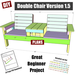 DIY Double Chair Plans - Version 1.5