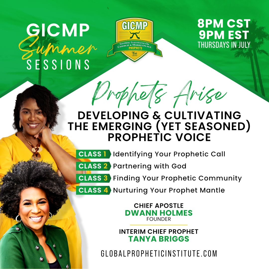 GICMP 2024 SUMMER SCHOOL - PROPHETIC TRAINING AND CLASSES