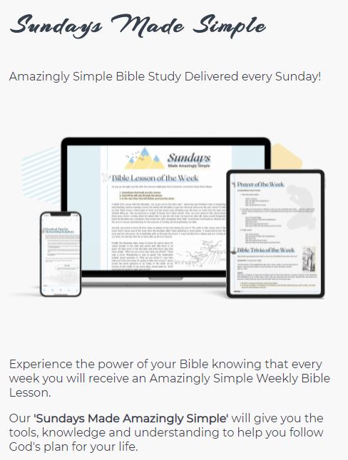 Sundays Made Amazingly Simple