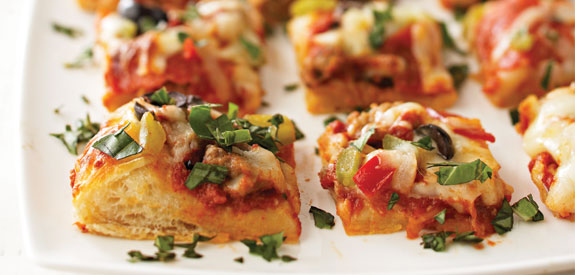 Party Pizza Squares | Sandra Lee