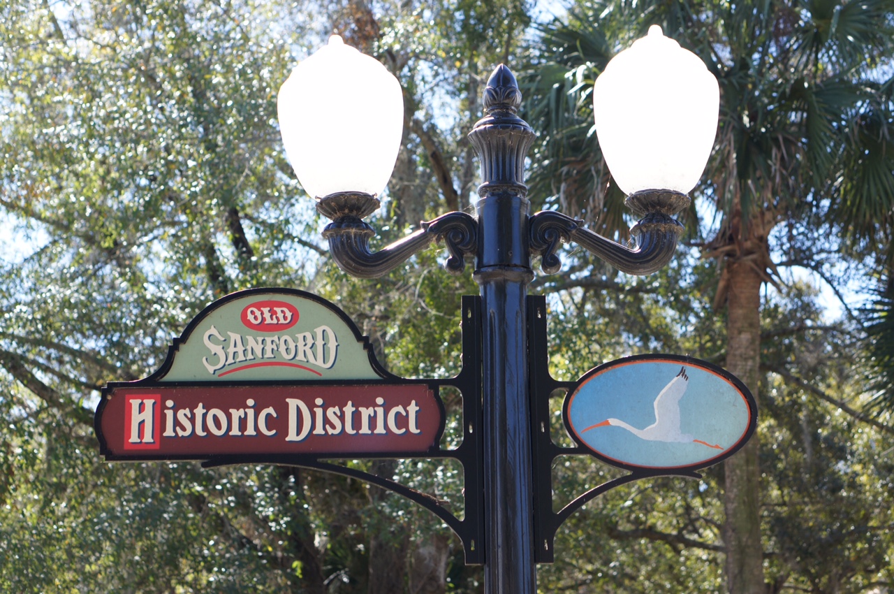 Historic District Sign Sanford FL - Sanford 365