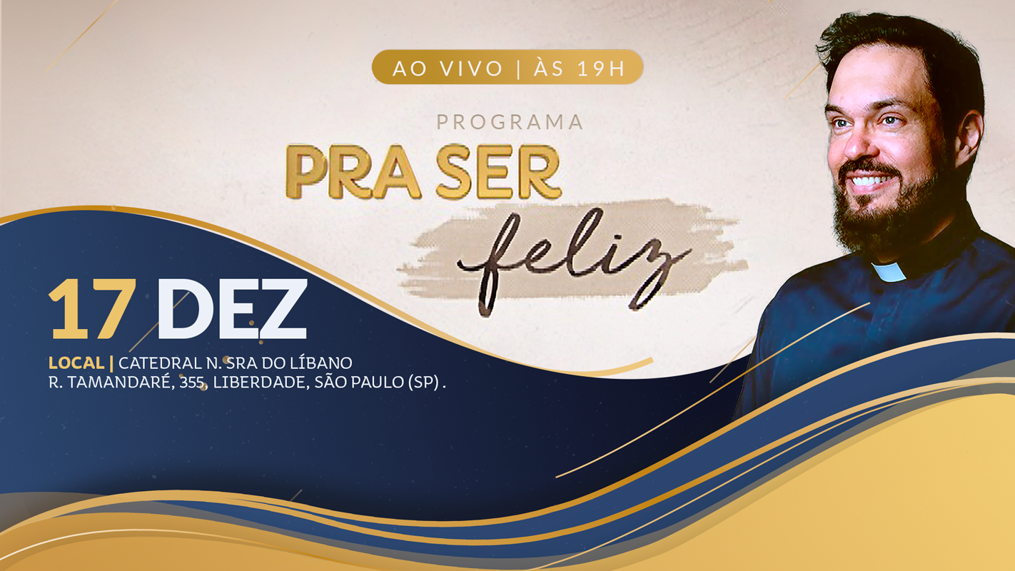 Padre Adriano Zandoná apresentará Programa "Pra Ser Feliz" ao vivo, em ...