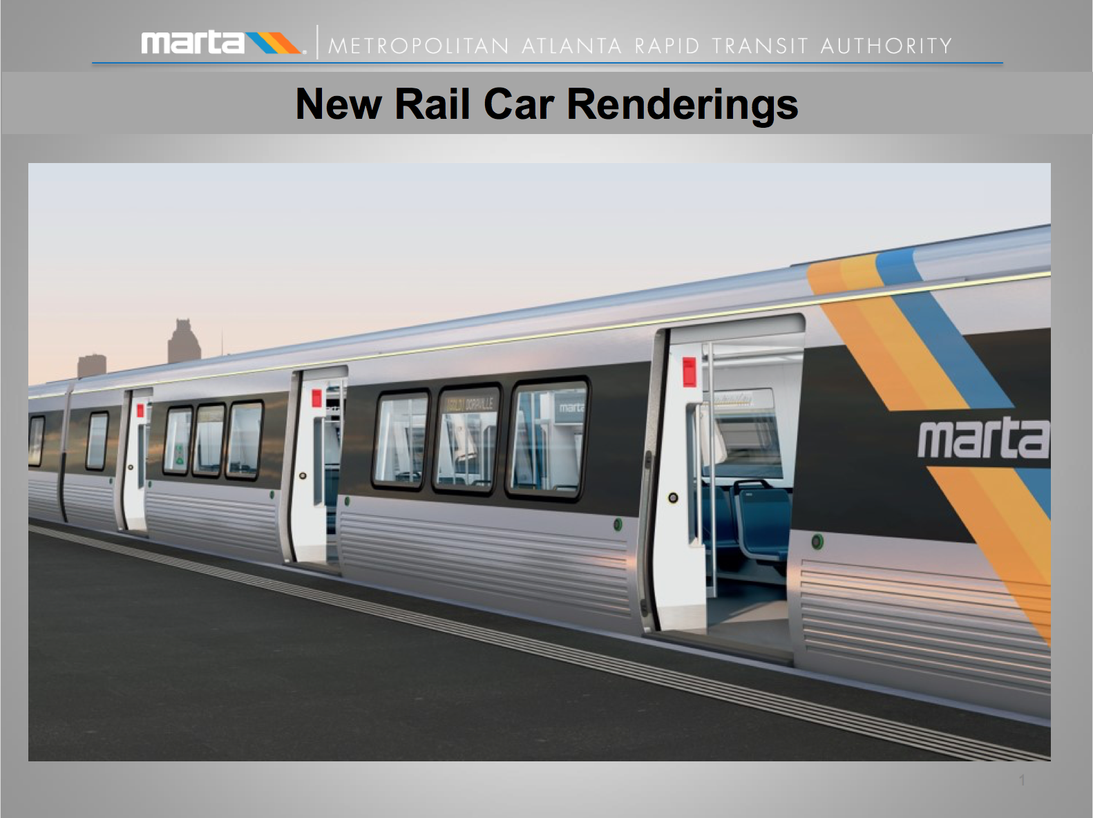 MARTA Board Approves Agreement for New Rail Car Fleet - SaportaReport