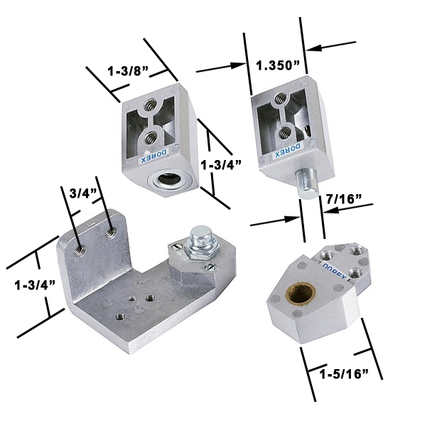 Commercial Offset Pivot Set | Door Pivots and Accessories | Commercial ...
