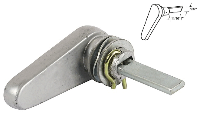Patio Door 1-3/8" Latch Lever With 1" Spindle | Sliding Glass Patio ...