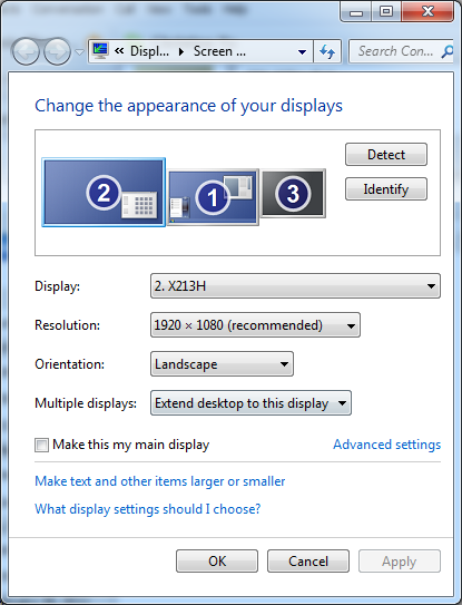 getting vertical alignment across monitors - UGA-165 - Plugable Support