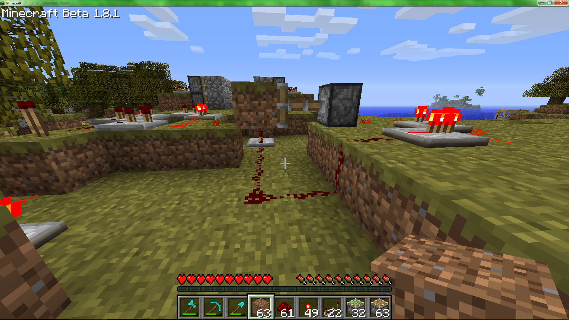 Redstone Repeaters unexpectedly powered when using Piston disruption ...