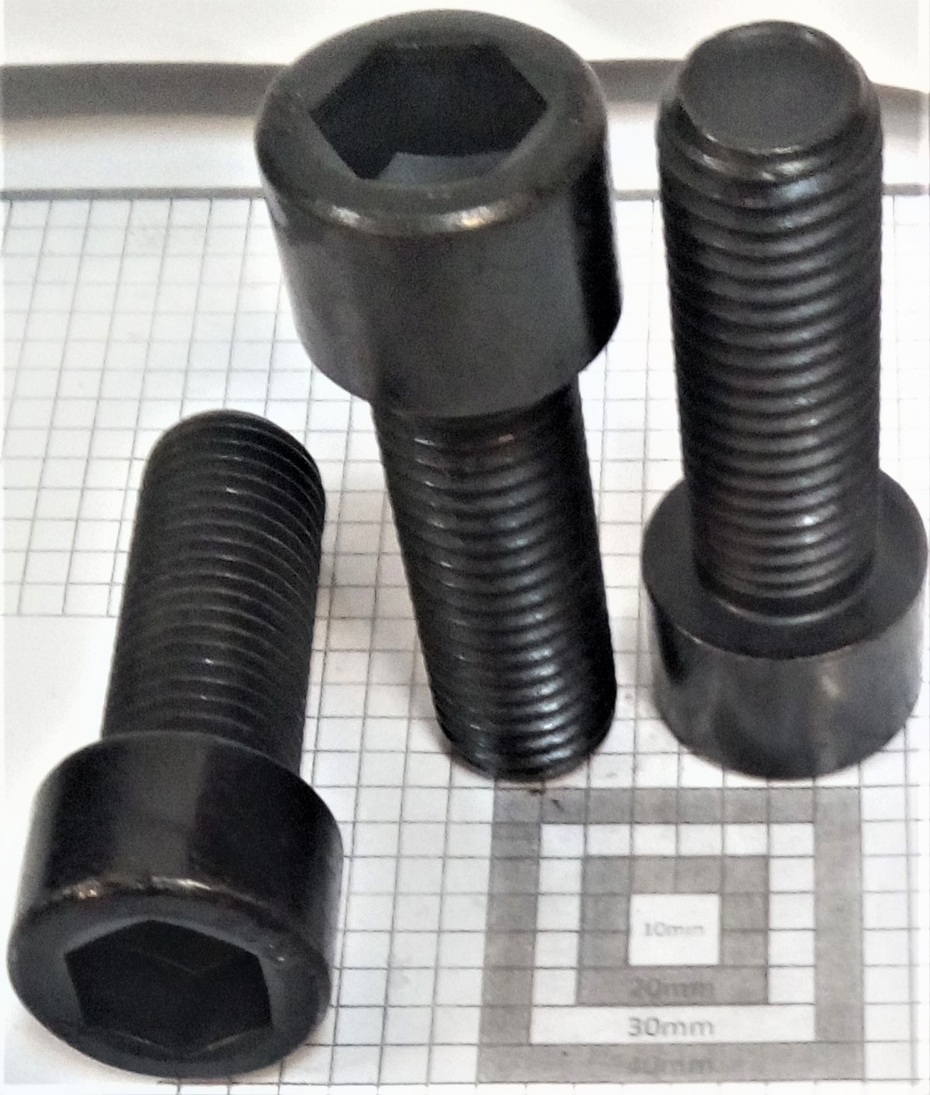 .20C55MSC-RIE,M20-2.5 X 55 SOCKET CAP DIN 912 12.9,Specialty Bolt ...