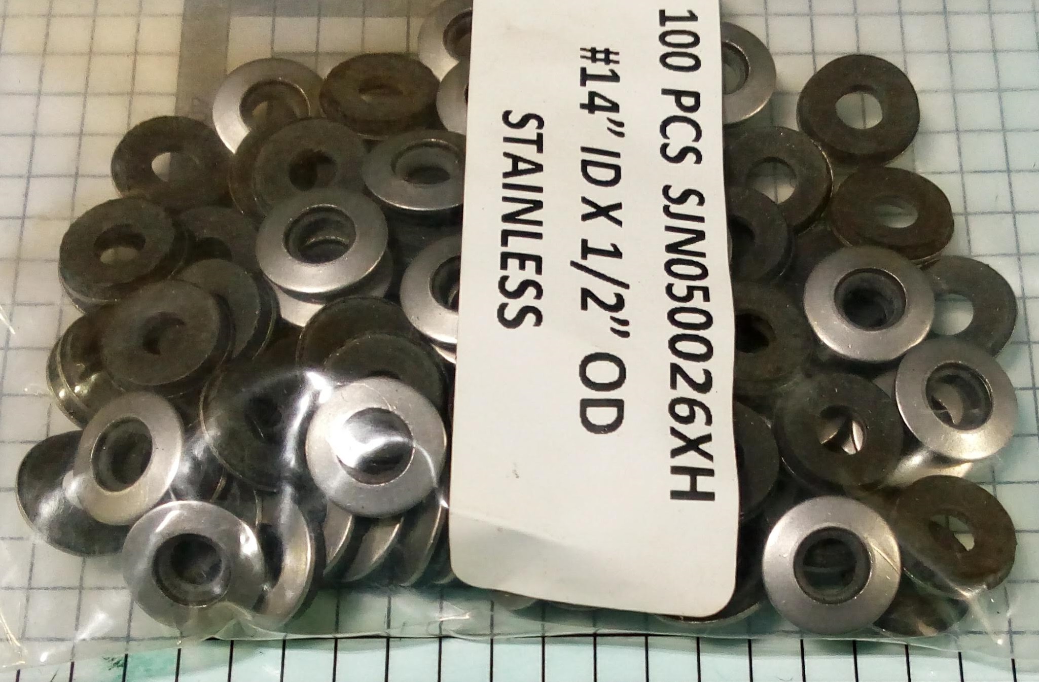 25N50BSWS,1/4 X 1/2 BONDED NEO SEALING WASHER S/S,Specialty Bolt ...