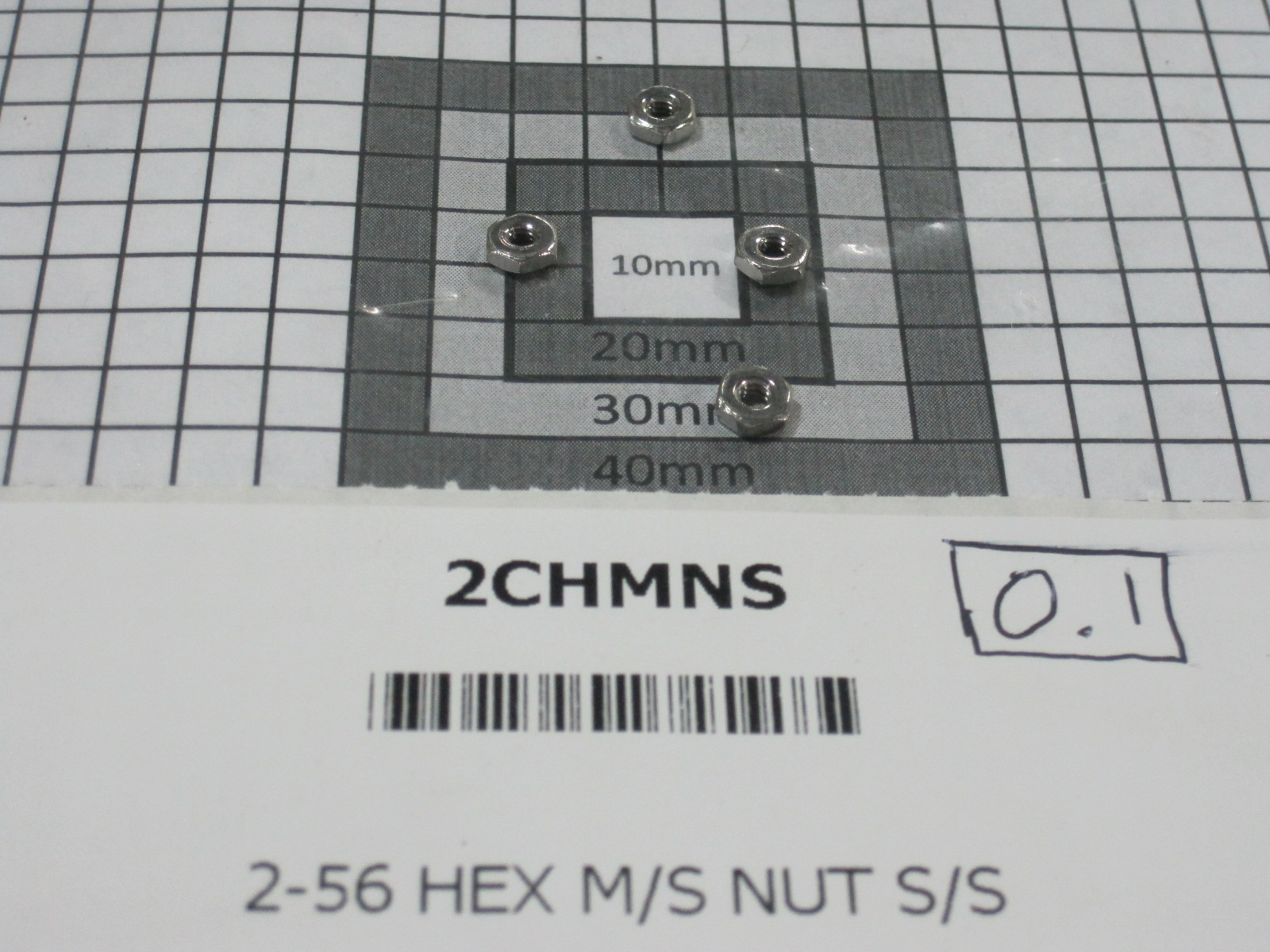 2CHMNS,2-56 HEX M/S NUT S/S,Specialty Bolt & Screw, Inc.
