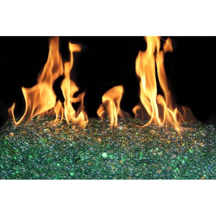 Peterson Fyre Gems 30 Inch Emerald Outdoor See Thru Fire Gem Set With ...