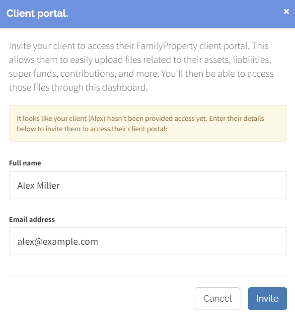 Using the FamilyProperty Client Portal for Disclosure – FamilyPro