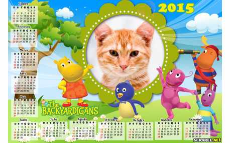 Moldura - Calendario The Backyardigans