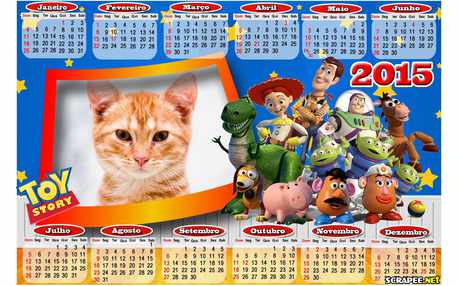 Moldura - Calendario Do Toy Story