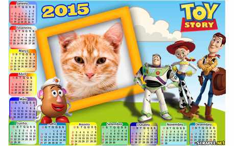 Moldura - Calendario 2015 Toy Story
