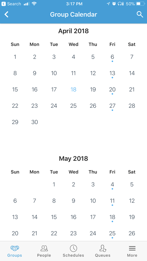 How to Use Calendars in the LEAD App