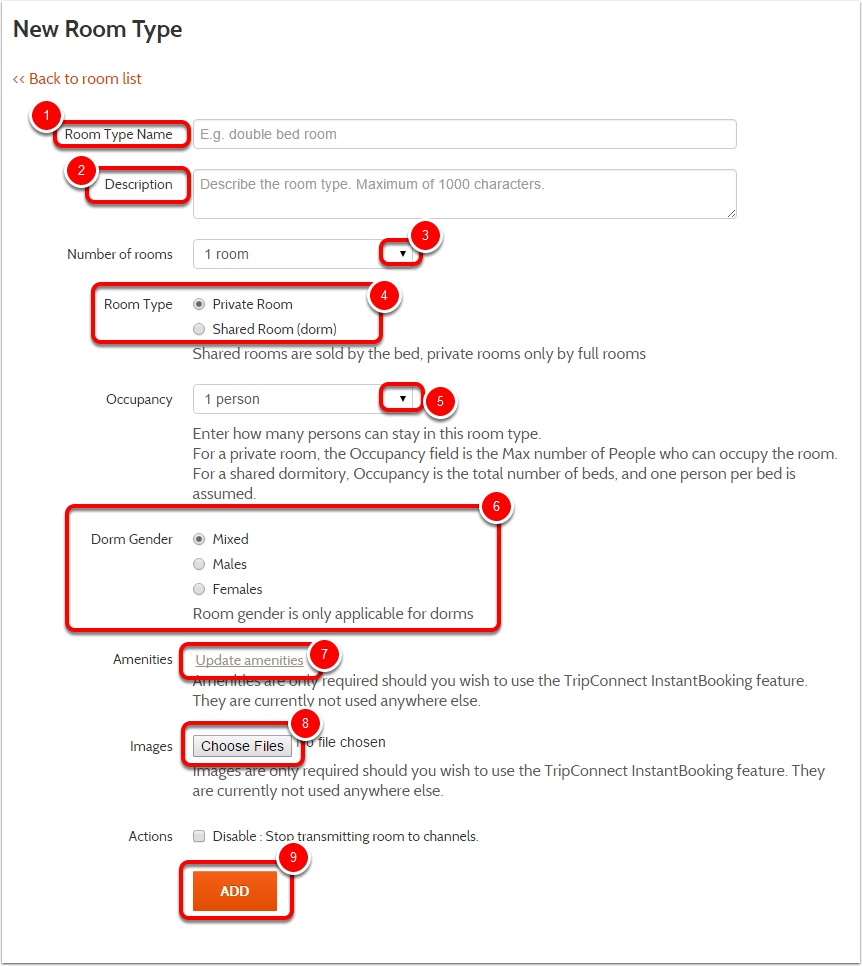 Step 2: Setting up Rooms – Myallocator