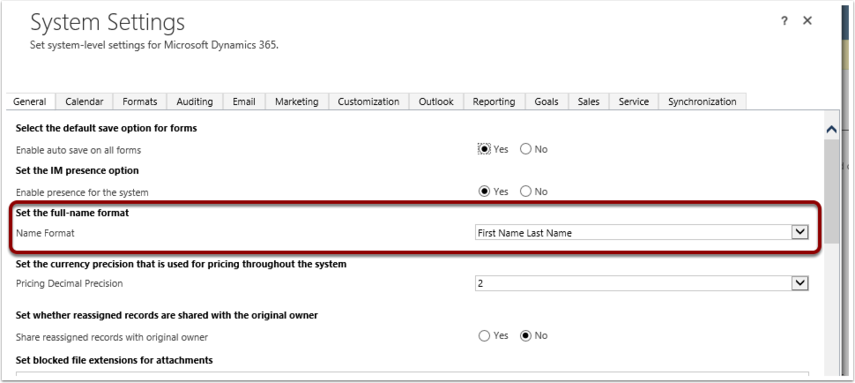 Formatting the Full Name Display – Customer Care Portal