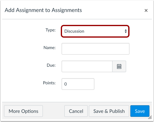 What Assignment Types Can I Create In A Course Canvas Community