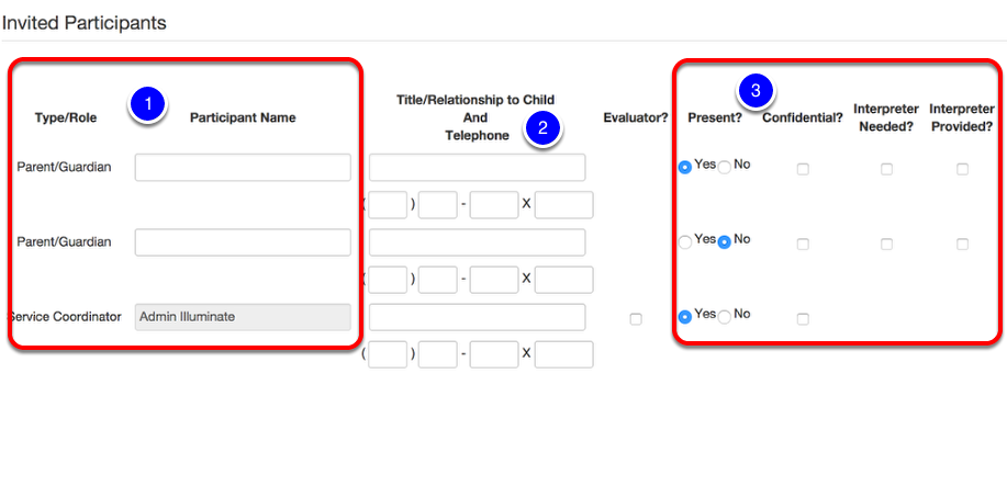 Initiate an IFSP and Input Meeting Information – Illuminate Education