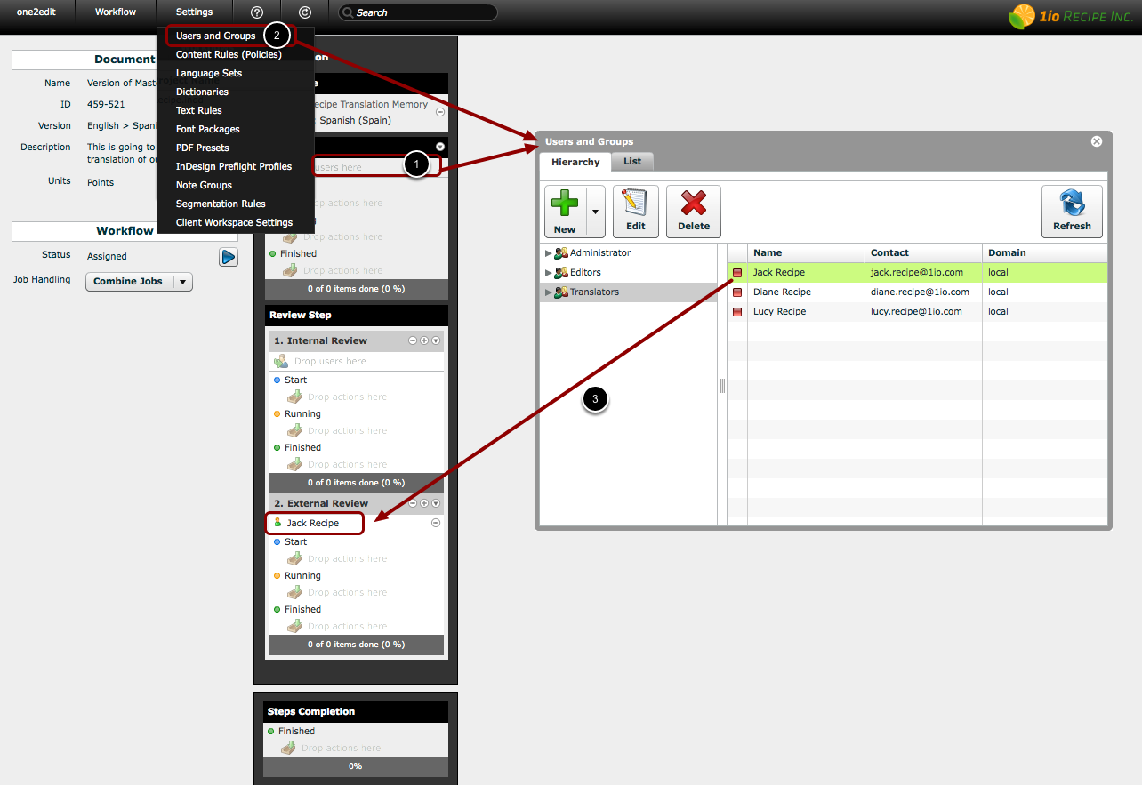 Workshop 2: How to create a Translation Job Workflow - Detailed Steps ...