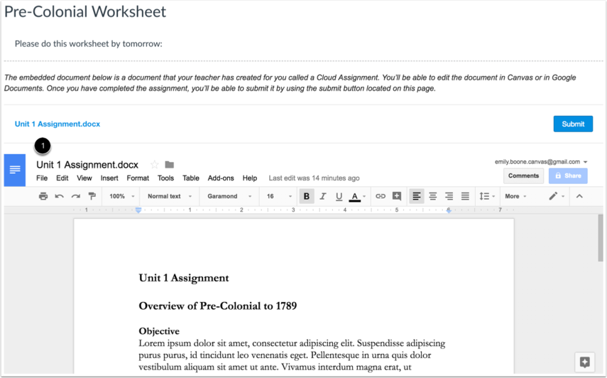 How Do I Submit A Assignment With Google Canvas LMS Community