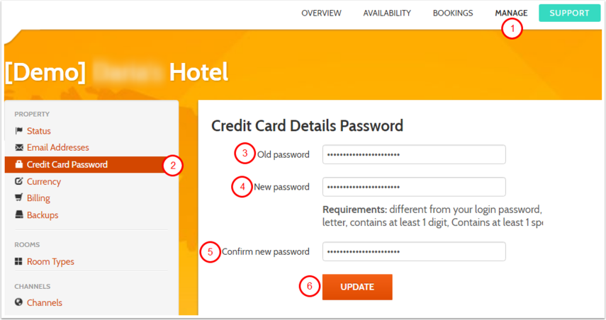 How to update or reset your Credit Card Password – Myallocator