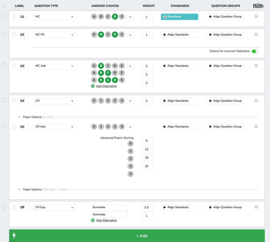 Flexible Assessment Question Types Overview – Illuminate Education
