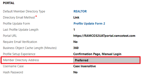 How to Set Your Portal Member Directory Address – Customer Care Portal