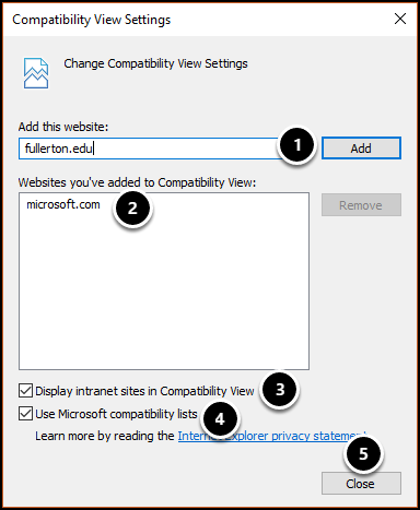 Changing Compatibility View in Internet Explorer | Support Guides | IT ...