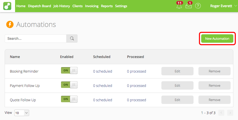 Form Follow-Up Automation – ServiceM8 Help