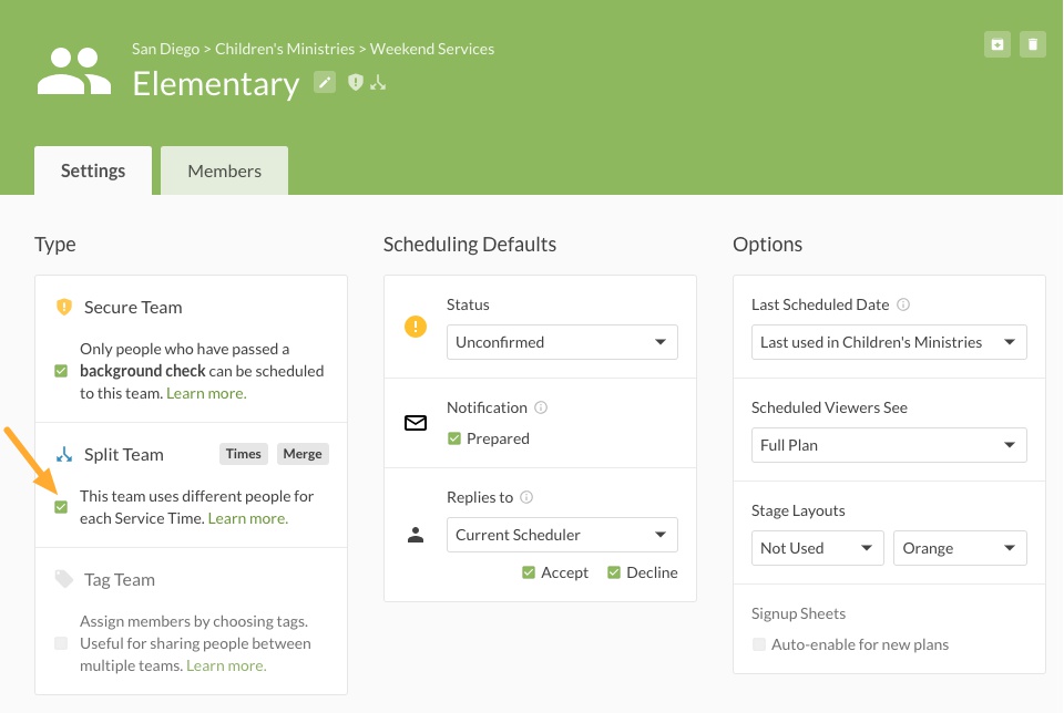 Split Teams – Services