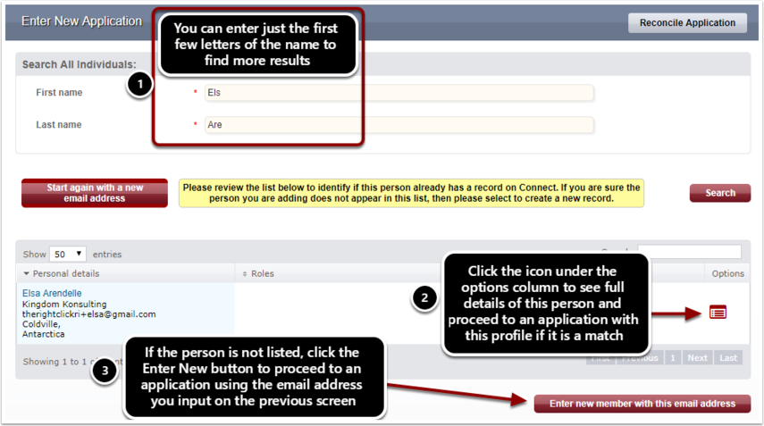 Chapter Operations - Entering a New Application – BNI Connect Support ...