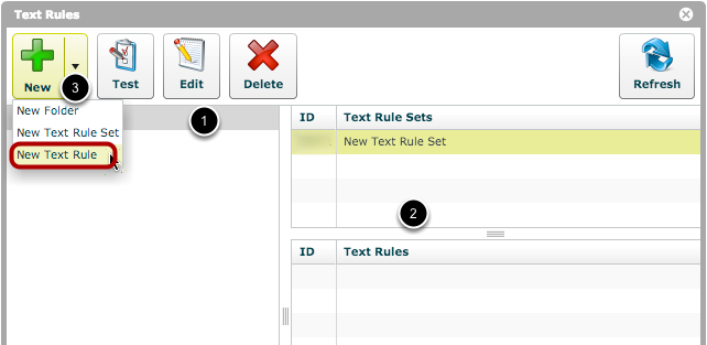 How to create Text Rules – Support
