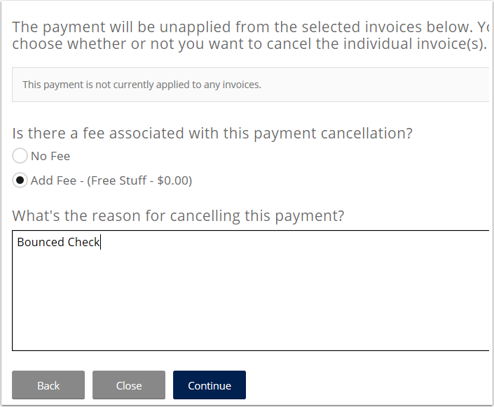 Bounced Check And Credit Card Charge Back Fees Customer Support Portal Bounced Check And Credit Card Charge Back Fees Customer Support Portal