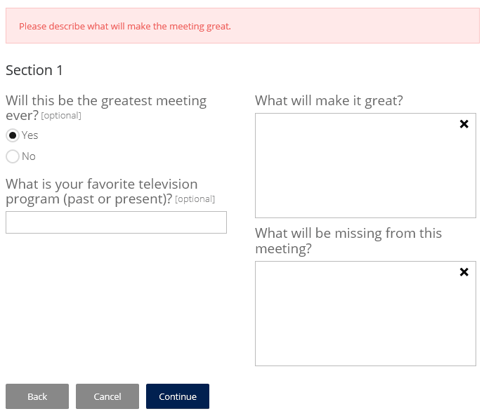 Question Logic: Conditionally Display – Customer Care Portal