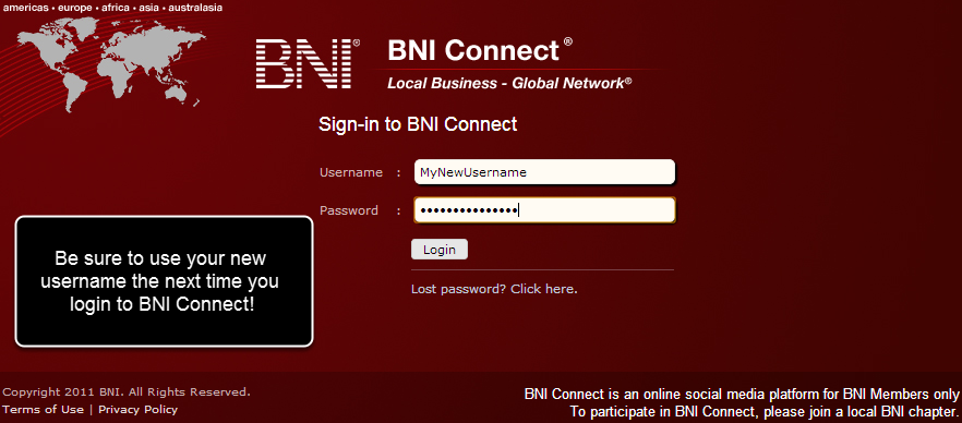 Changing Your Username – BNI Connect & BNI University Support - How Can ...