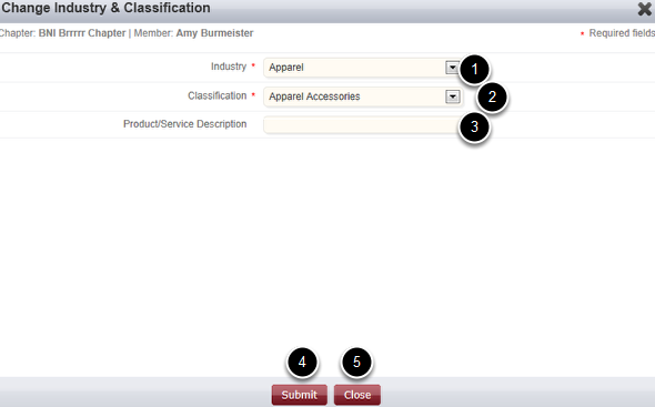 Chapter Operations - Changing a Member's Industry\Classification – BNI ...