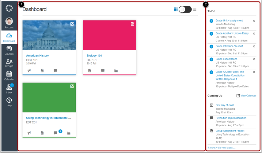 How do I use the Dashboard? | Canvas Community